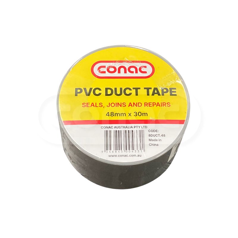 Silver PVC Duct Tape 48mm x 30m – Conac